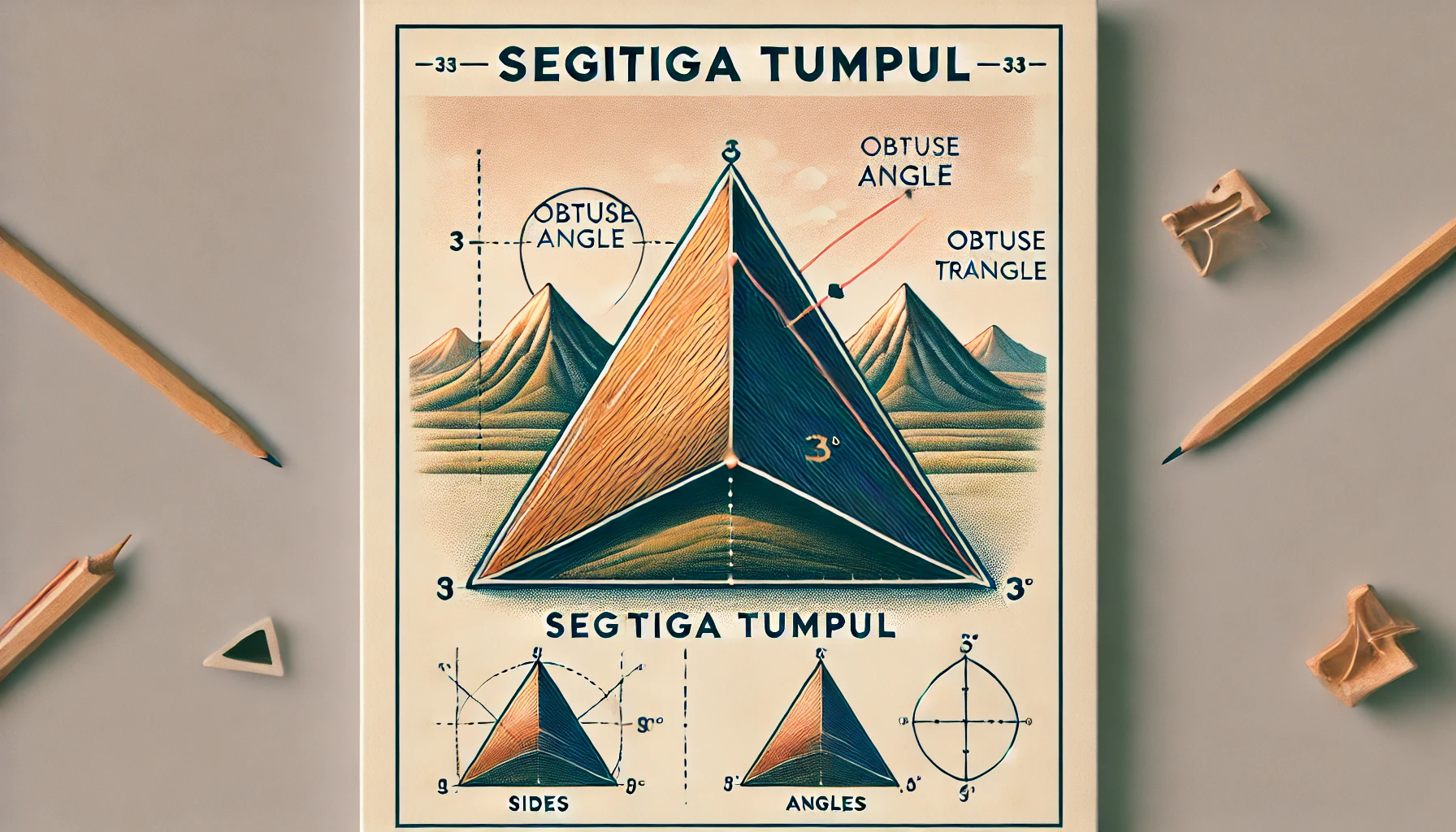 Segitiga Tumpul: Pengertian, Sifat, dan Contohnya - Kuliah Al Islam
